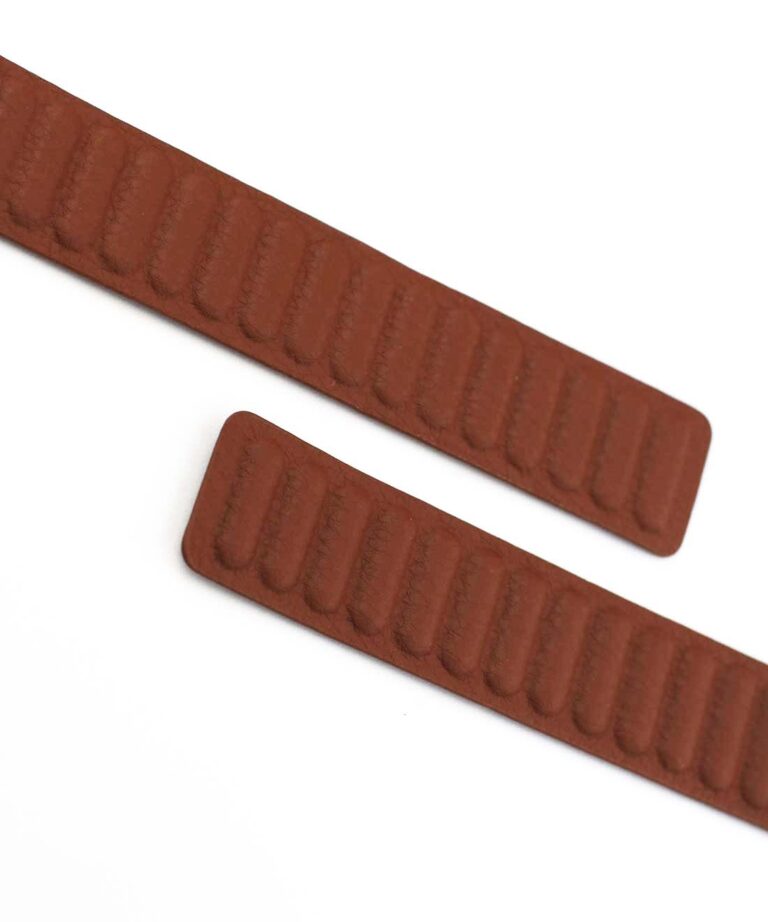 Vegan Apple Watch leather strap with magnetic closure | vild